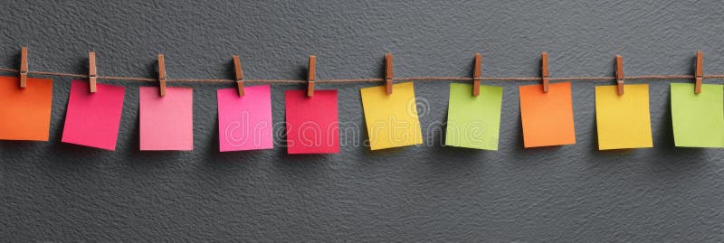 Daily Gratitude Habit Building Timeline with Colorful Notes on ...