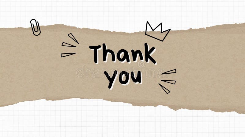 Gratitude in the Spotlight - Thank You Slide Background Stock Photo ...