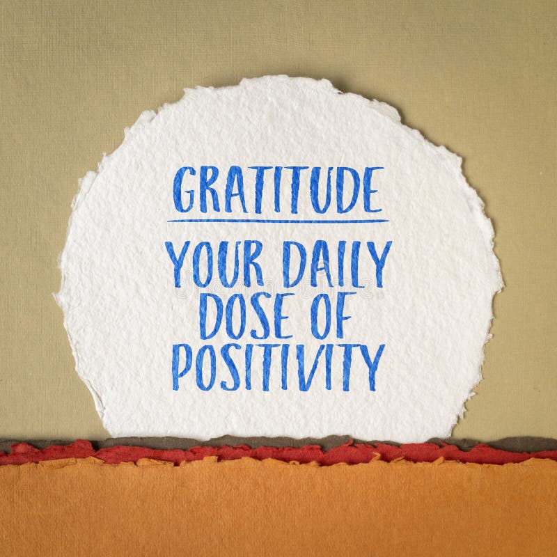 Gratitude - Your daily Dose of Positivity, Inspirational Reminder Note ...