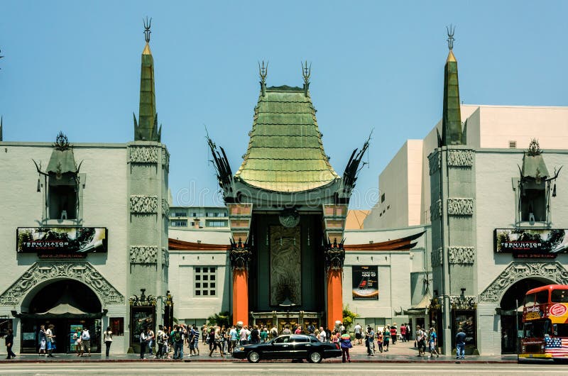 Grauman s Chinese Theater editorial photo. Image of screen - 27392581
