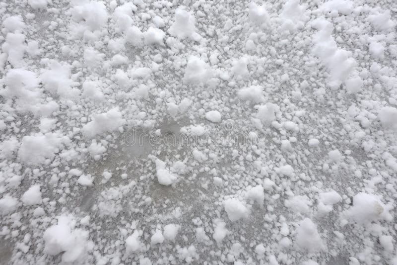 Graupel Snow Texture on the Ground Stock Photo - Image of generated ...