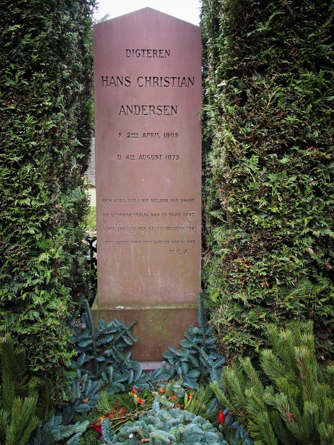 Grav av H.C. Andersen redaktionell arkivfoto. Bild av ander - 38269233
