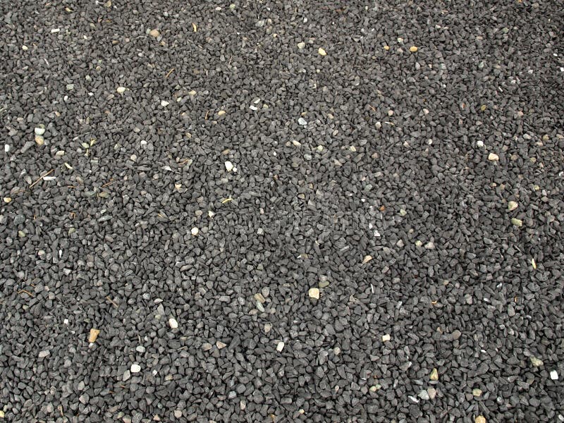 Grava negra imagen de archivo. Imagen de patio, material - 9747159