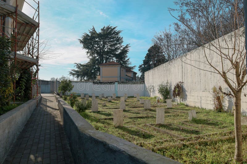 Grave at the Ar-Rahman Masjid Milan Italy Stock Image - Image of arab ...