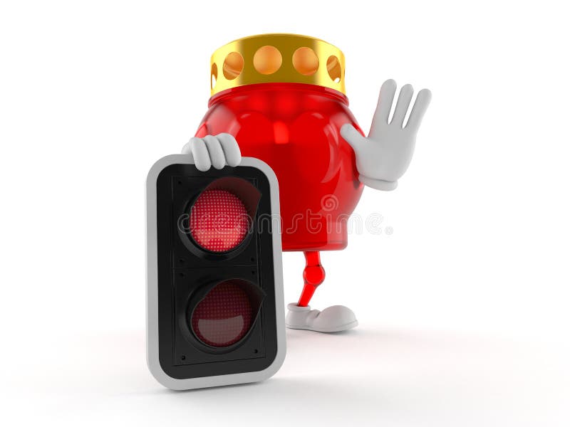 Grave Light Character Looking at Question Mark Symbol Stock ...