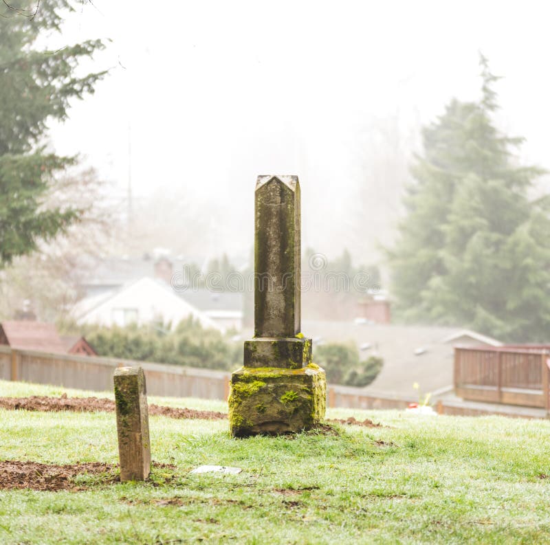 Grave Stone at Cemetery stock image. Image of antique - 87555451