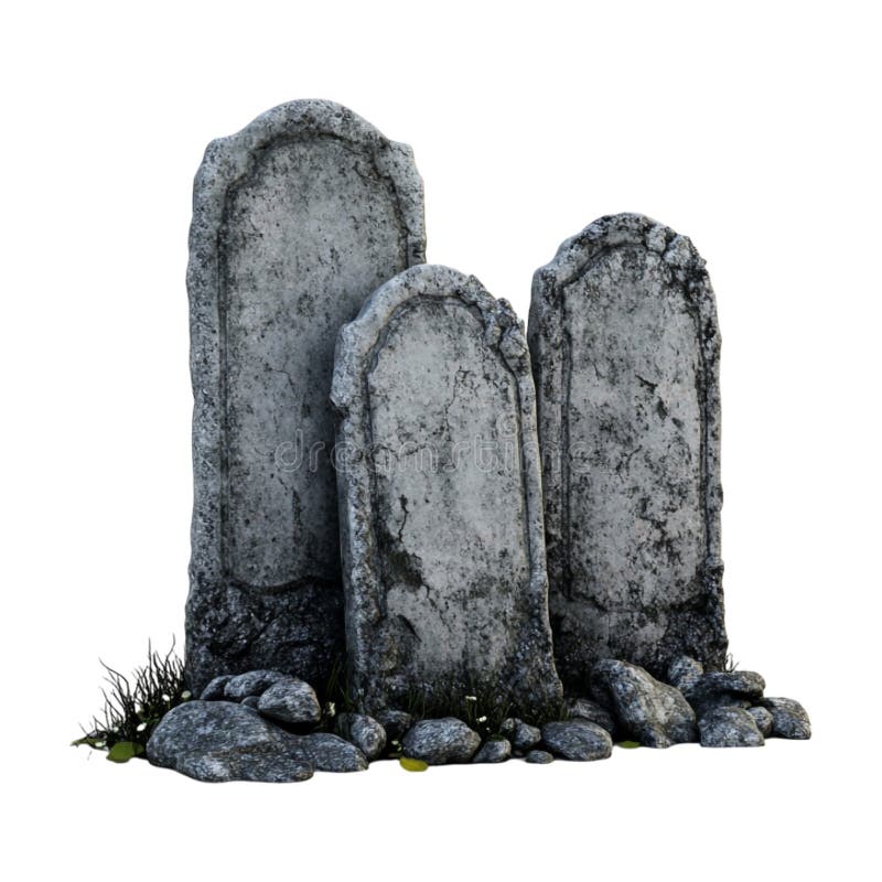 Grave Stone in Graveyard on Transparent Background - Ai Generated Stock ...