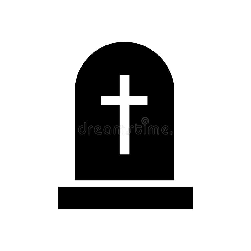 Grave Stone Icon. Peace Symbol. Ancient Stone. Vector Illustration ...
