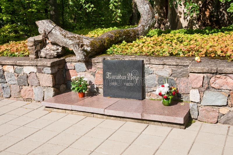 Grave of Turaida Rose stock photo. Image of gravestone - 50662826