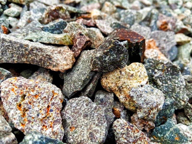 Gravel Background Small Rock Often Used Construction Stock Photos ...