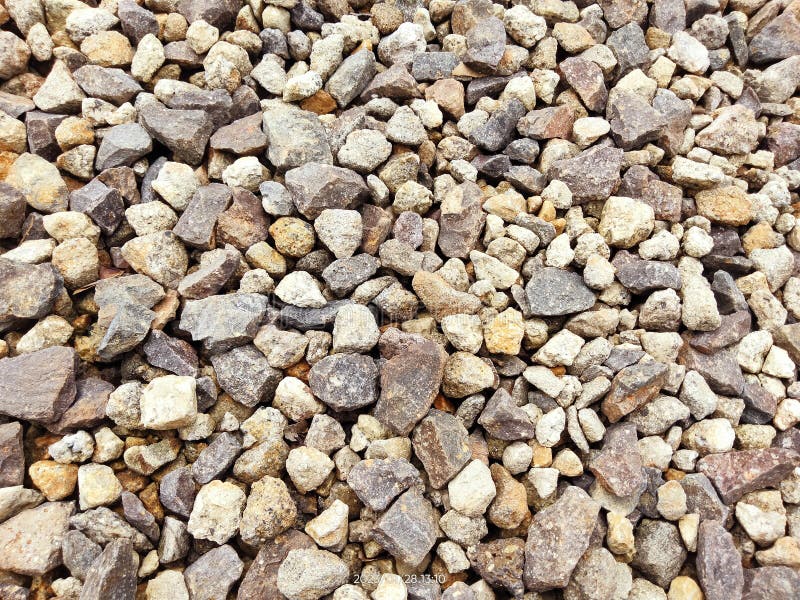 Gravel crush stock photo. Image of river, gravel, ground - 267876248