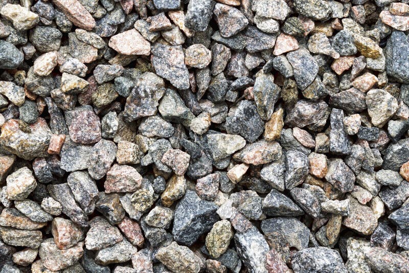 Gravel, Crushed Stone. Texture of Rubble Construction Material Stock ...