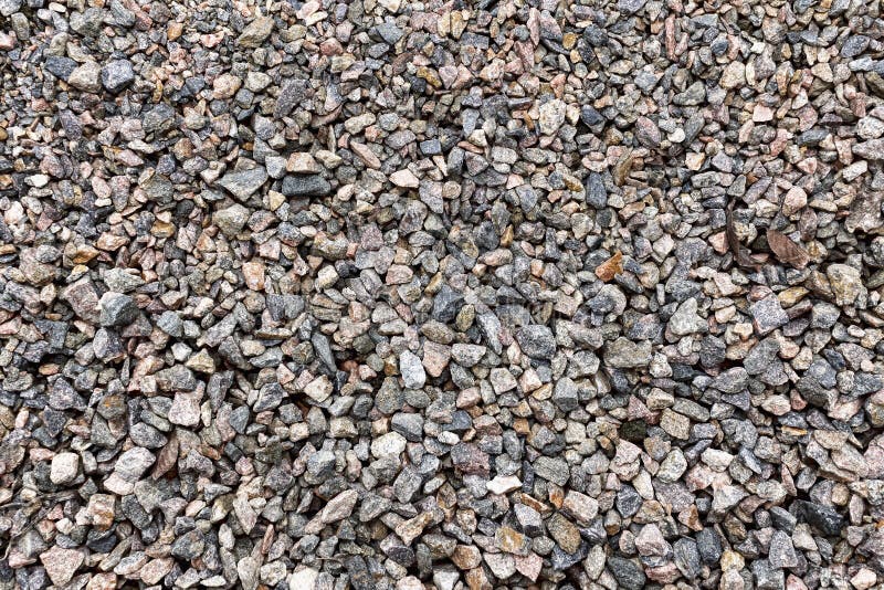 Gravel, Crushed Stone. Texture of Rubble Construction Material Stock ...