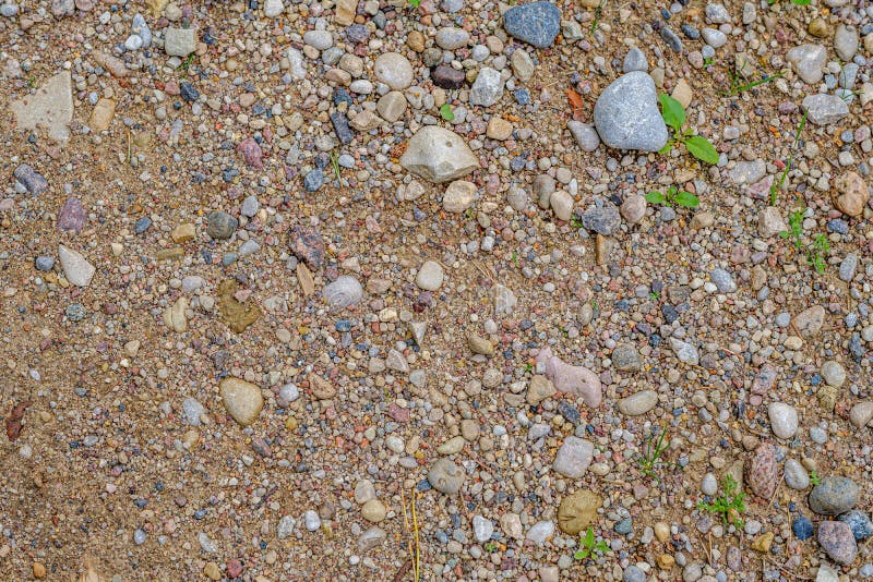 Gravel Dirt Road Texture with Sand and Pebbles Stock Photo - Image of ...