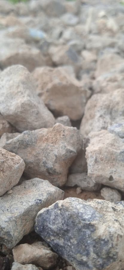 Gravel Little Stones for Building Material Stock Photo - Image of ...