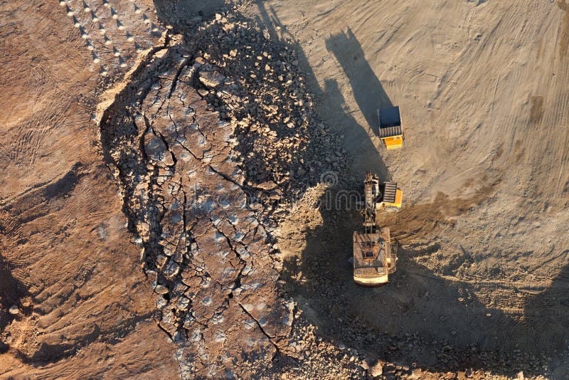Gravel mine stock photo. Image of minerals, gravel, lithuania - 27335628