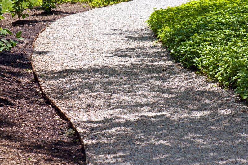 Gravel path stock photo. Image of gravel, walkway, white - 5251408