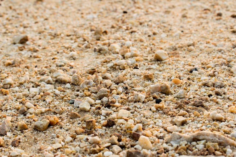Gravel, Pebbles and Sand Closeup Stock Photo - Image of abstract ...
