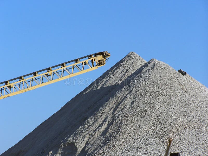 Gravel pile stock image. Image of gravel, stone, hill, road - 663283