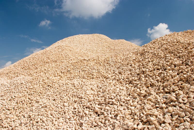 Gravel piles in a quarry stock image. Image of texture - 10737639