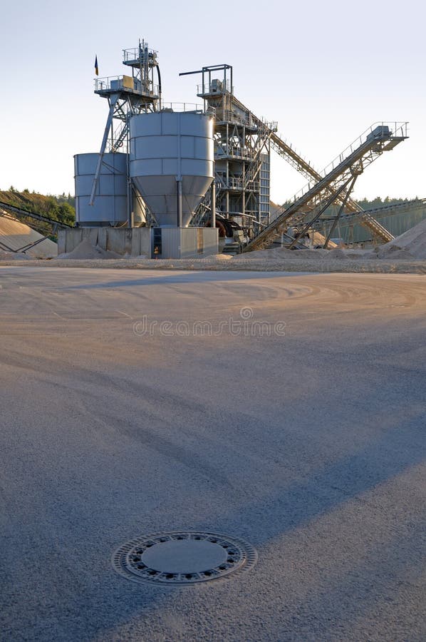Gravel pit stock photo. Image of earth, nature, tool - 22089026