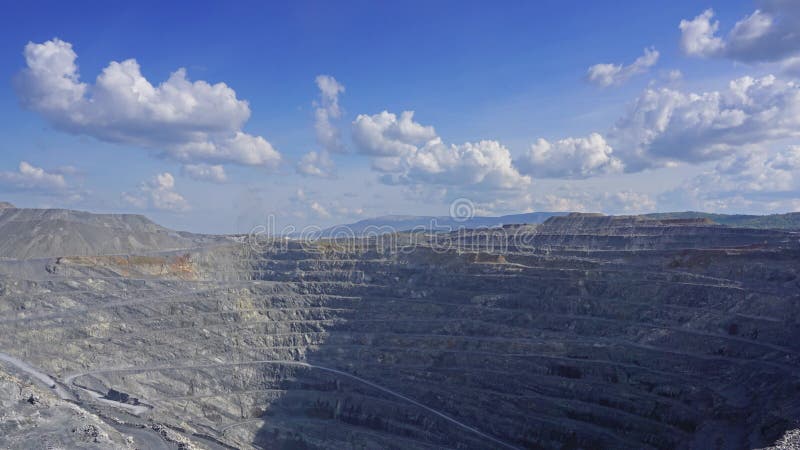 Gravel Production in Quarry, Zoom Timelapse, 4k Stock Video - Video of ...