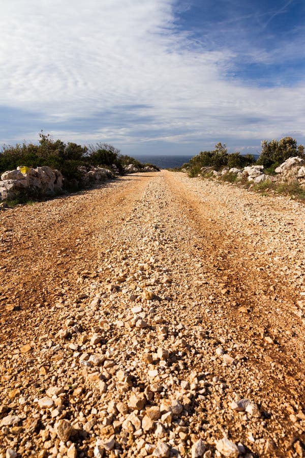 Gravel road stock image. Image of distance, scenic, background - 29638271