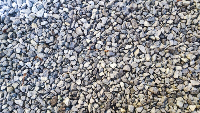 Gravel Road Stone Texture. Gray Gravel Pattern. Closeup Road with Small ...