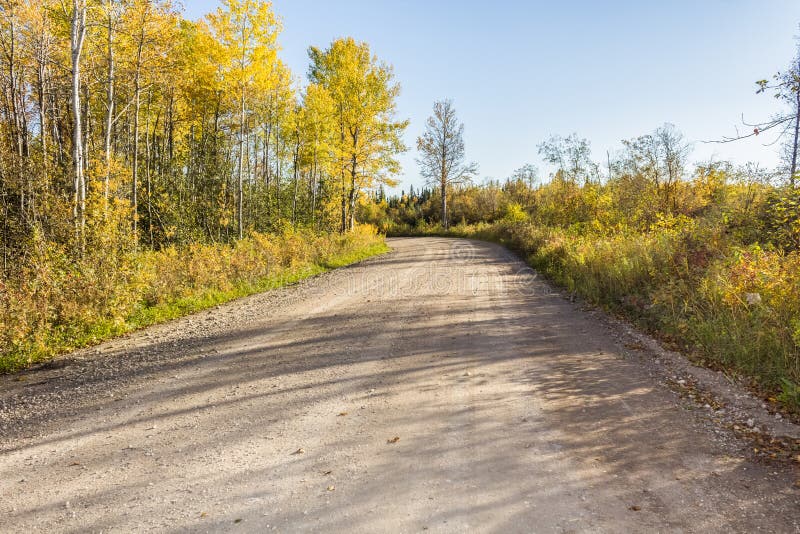 Gravel road stock photo. Image of season, color, travel - 45324538