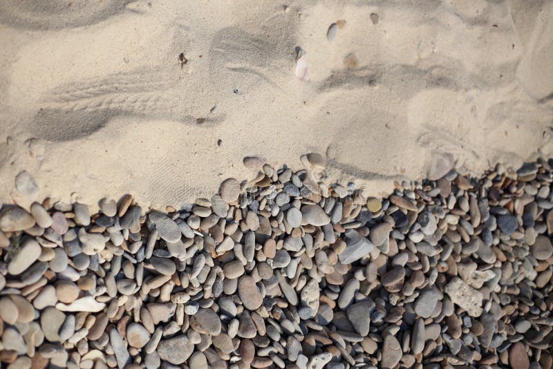 Gravel and Sand of Background Stock Photo - Image of material, color ...