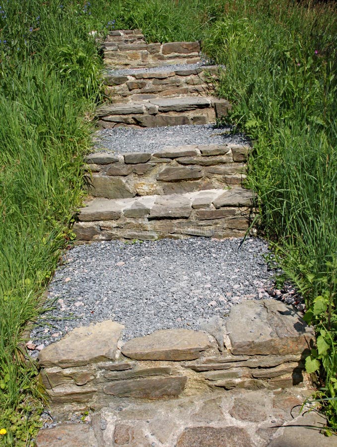 Slate pathway to Snowdon stock image. Image of wilderness - 227264467