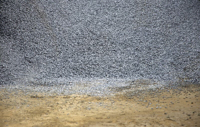 Gravel Stone and Sand for Construction Material Stock Photo - Image of ...
