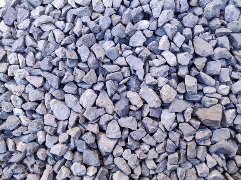 Gravel Texture. Pebble Stone Background. Light Grey Closeup Small Rocks ...