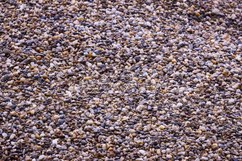 Gravel Texture, Beach Made of Small Stones Stock Image - Image of ...