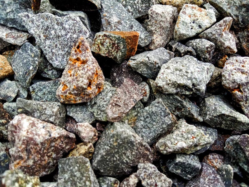 Gravel Used Construction and Landscaping Stock Image - Image of ...