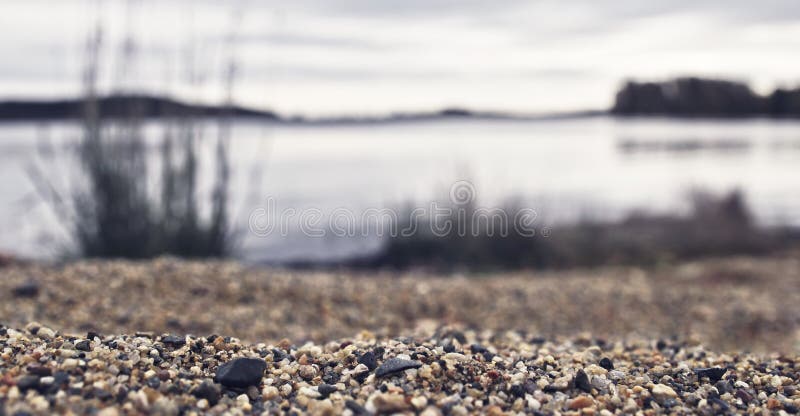 Gravel view stock photo. Image of calm, beach, coast - 92947348