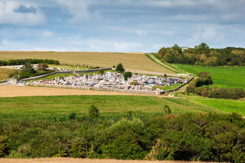 Graves in a Cemetery in France Stock Image - Image of history, burial ...