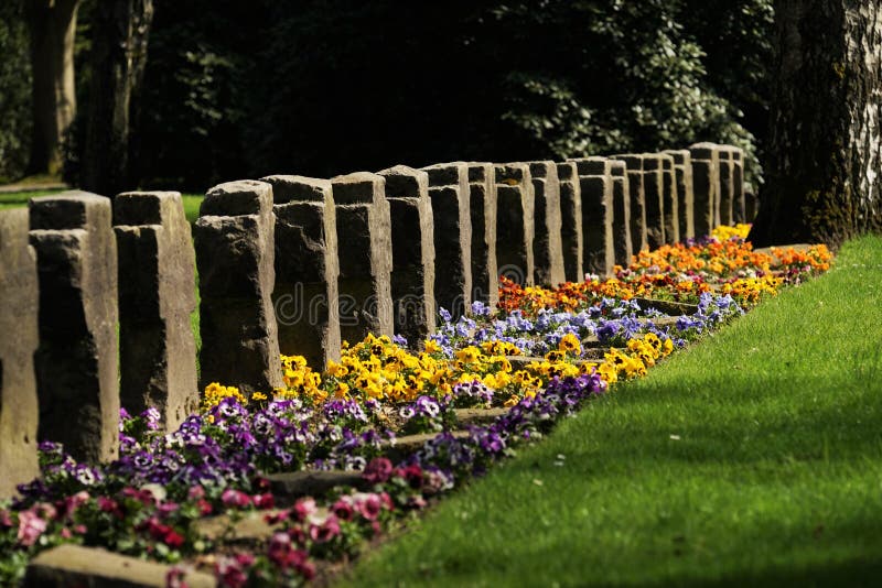 Graves on a cemetery stock photo. Image of religion - 115232276