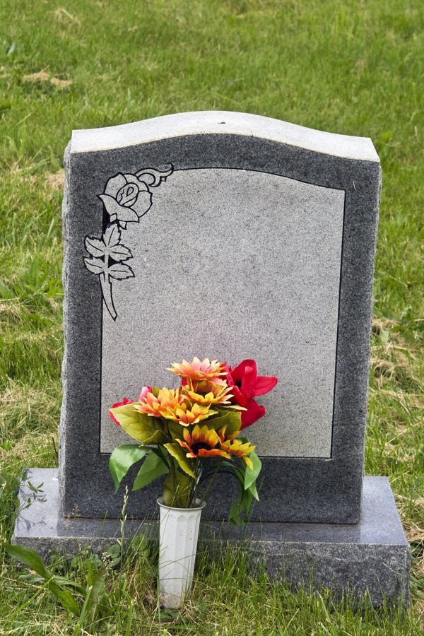Gravestone stock photo. Image of loved, gravestone, flower - 5480584