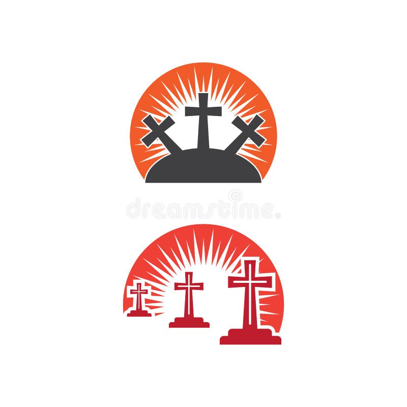 Gravestone Logo Template Vector Symbol Stock Vector - Illustration of ...