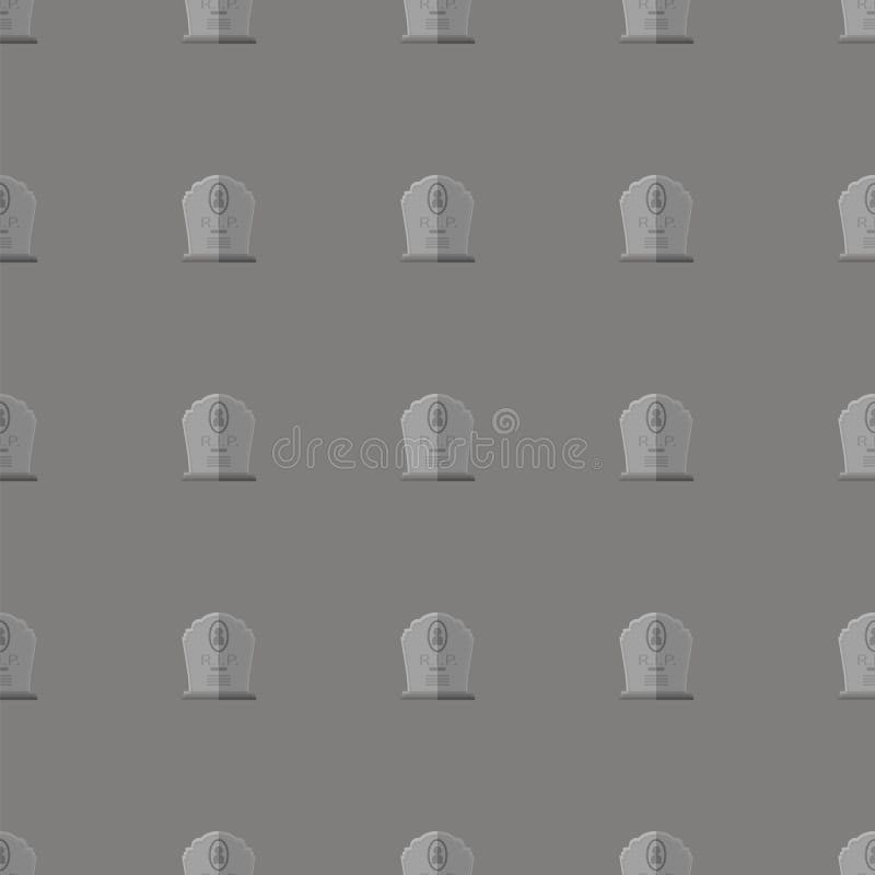 Gravestone Seamless Pattern. Stone Monuments Stock Vector ...
