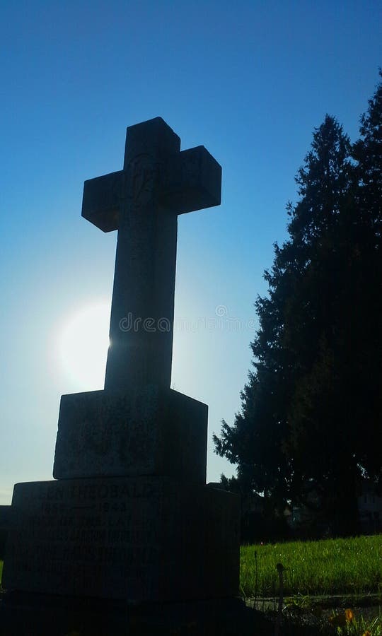 Graveyard Cross stock photo. Image of christian, cemetery - 53813914