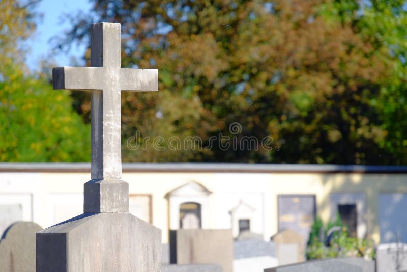 Graveyard cross stock image. Image of graves, cemetery - 45433727