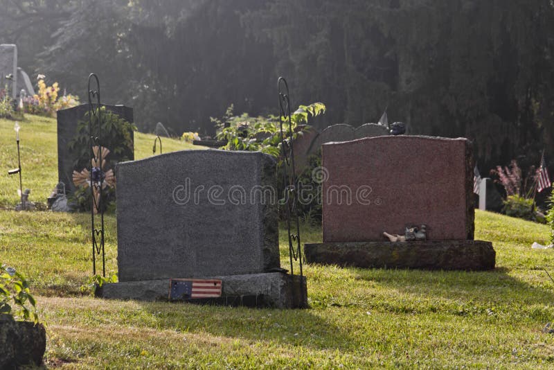Graveyard Early Morning stock image. Image of funeral - 62556983