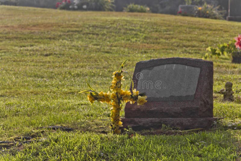 Graveyard Early Morning stock image. Image of stone, rest - 62557105