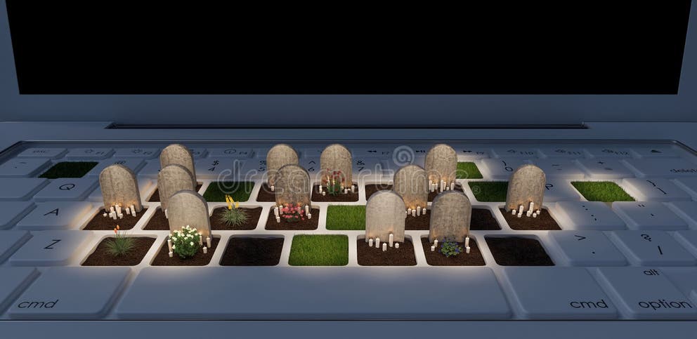 Laptop Graveyard Stock Illustrations – 70 Laptop Graveyard Stock ...