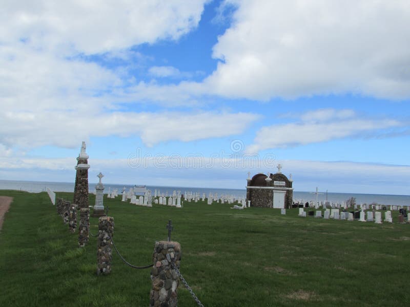 Graveyard by the ocean 2 stock image. Image of eastern - 98793119