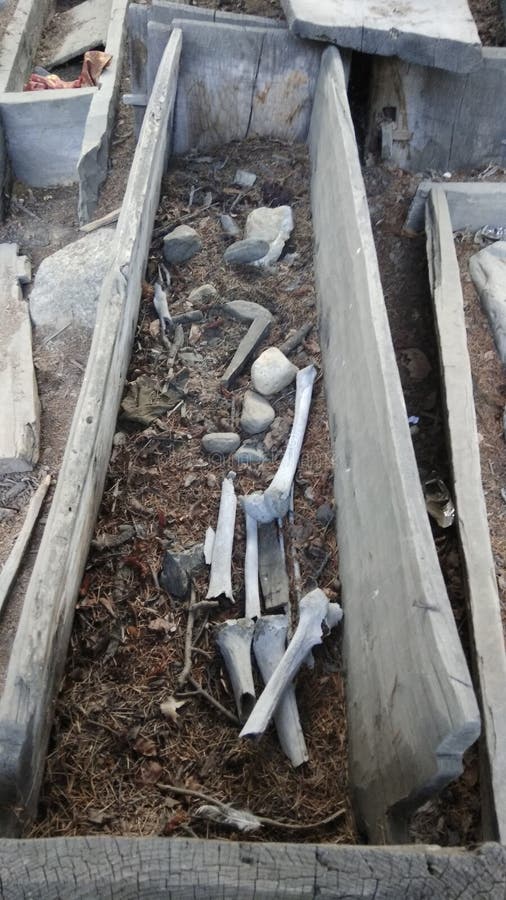 Graveyard with open graves stock photo. Image of kalash - 122310752