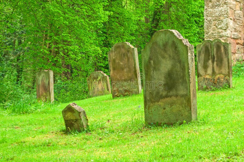 Graveyard Peaceful Resting Place Stock Photo - Image of burial, grave ...
