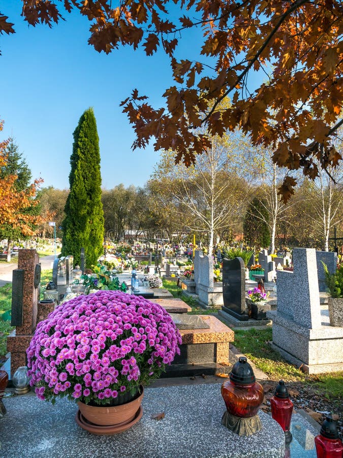 Graveyard stock photo. Image of november, passing, hope - 46217956